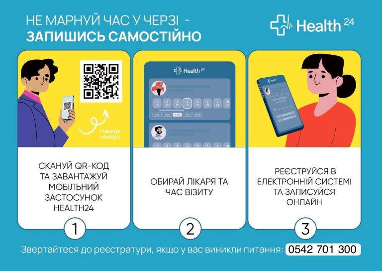 До уваги пацієнтів: відтепер онлайн-запис на прийом лікарів ...